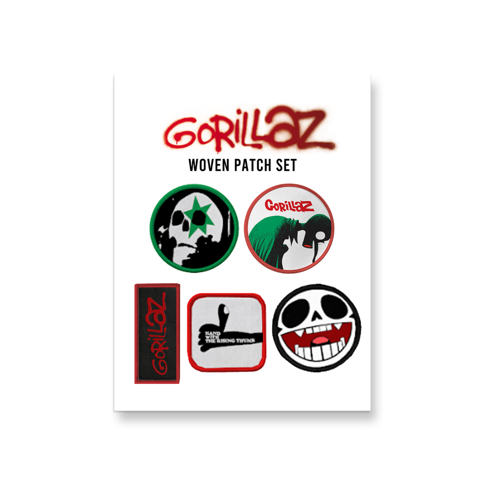 Gorillaz Patch Set | Gorillaz Official Store